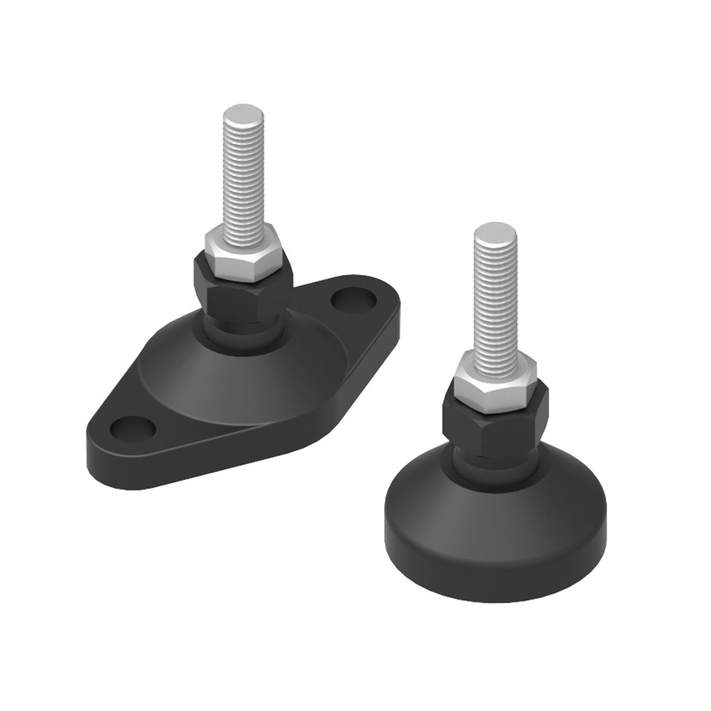 AME System | Adjustable Feet & Castor Base Plates