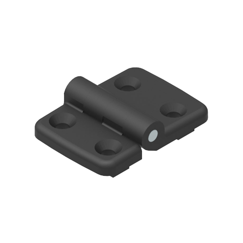 AME System | Adjustable Plastic Hinge 30x40 Black 40mm pitch