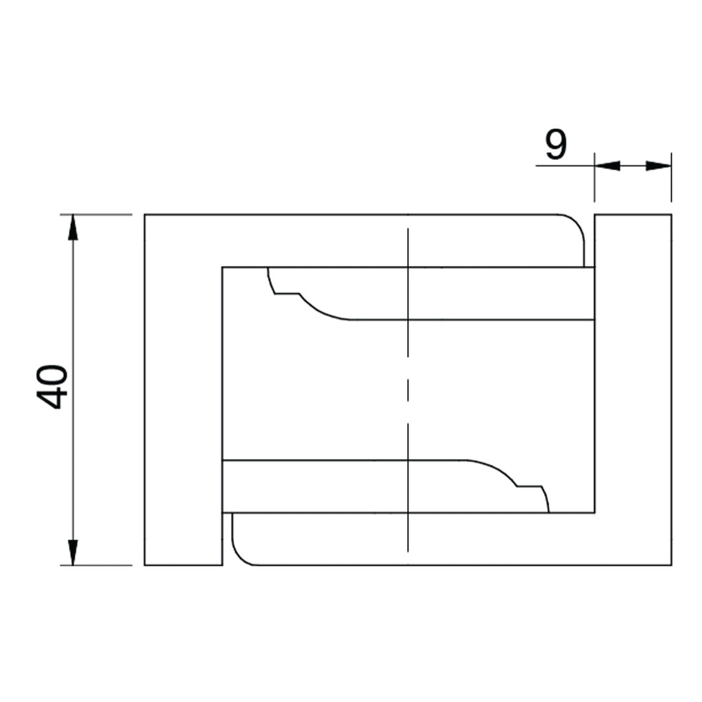 AME System | Pivot Joint Hinge Connector 40x40 Heavy Duty