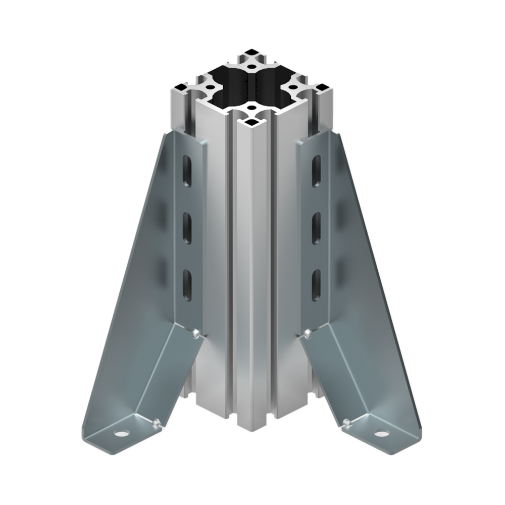 AME System | Steel Foundation Floor Bracing Bracket Left Hand Side (LHS)