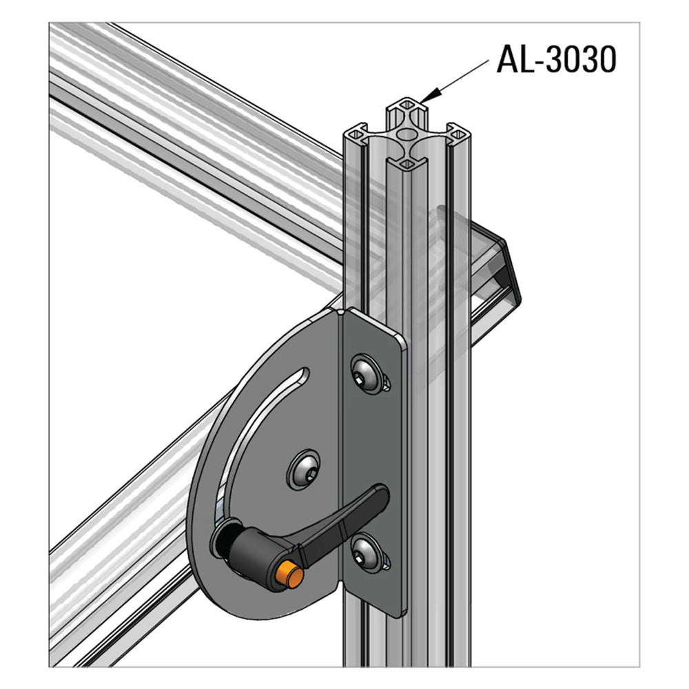 AME System | Adjustable Pivot Shelf and T-Slot Tilt Bracket
