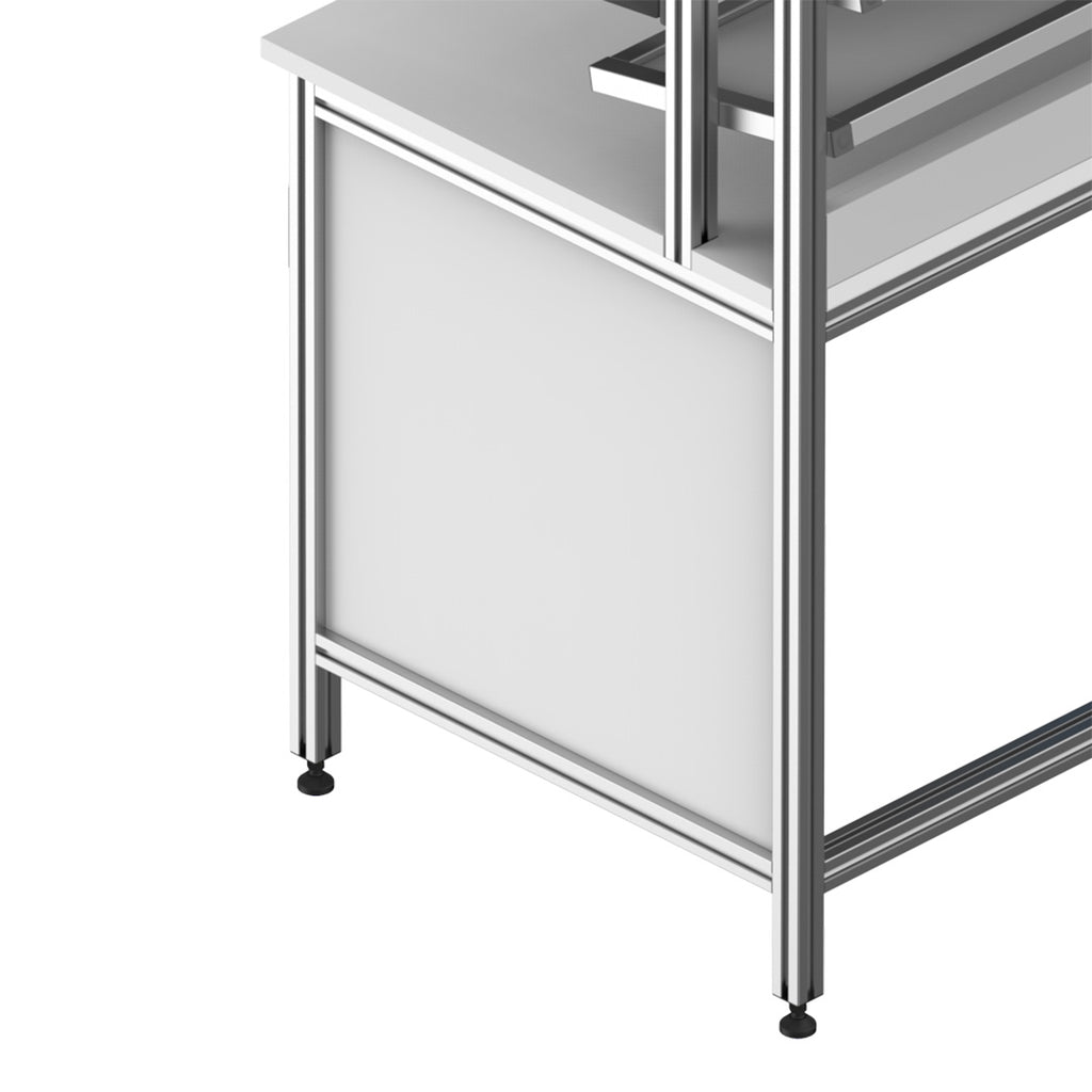 AME System | Privacy Side Panels for 600mm Wide Workstations